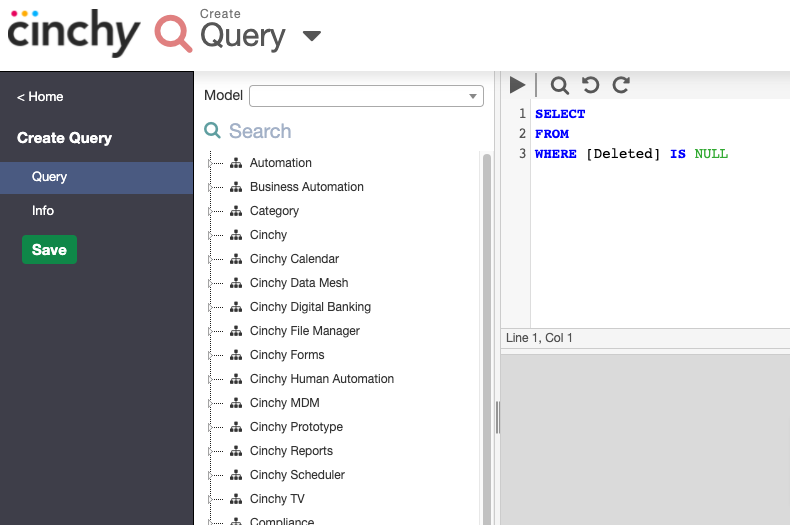 Saved Queries | Cinchy Documentation